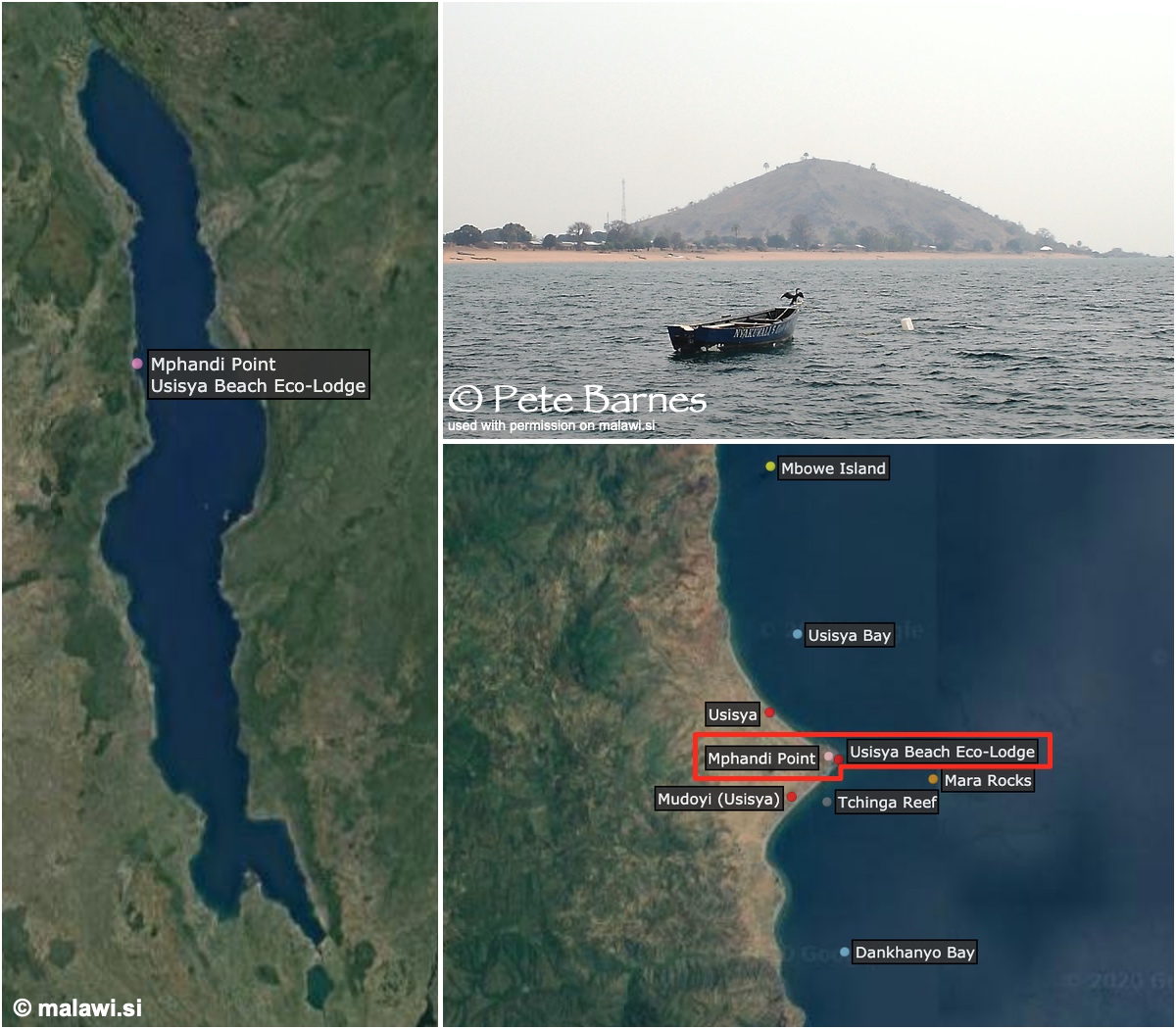 Mphandi Point (Usisya Beach Eco-Lodge), Lake Malawi, Malawi