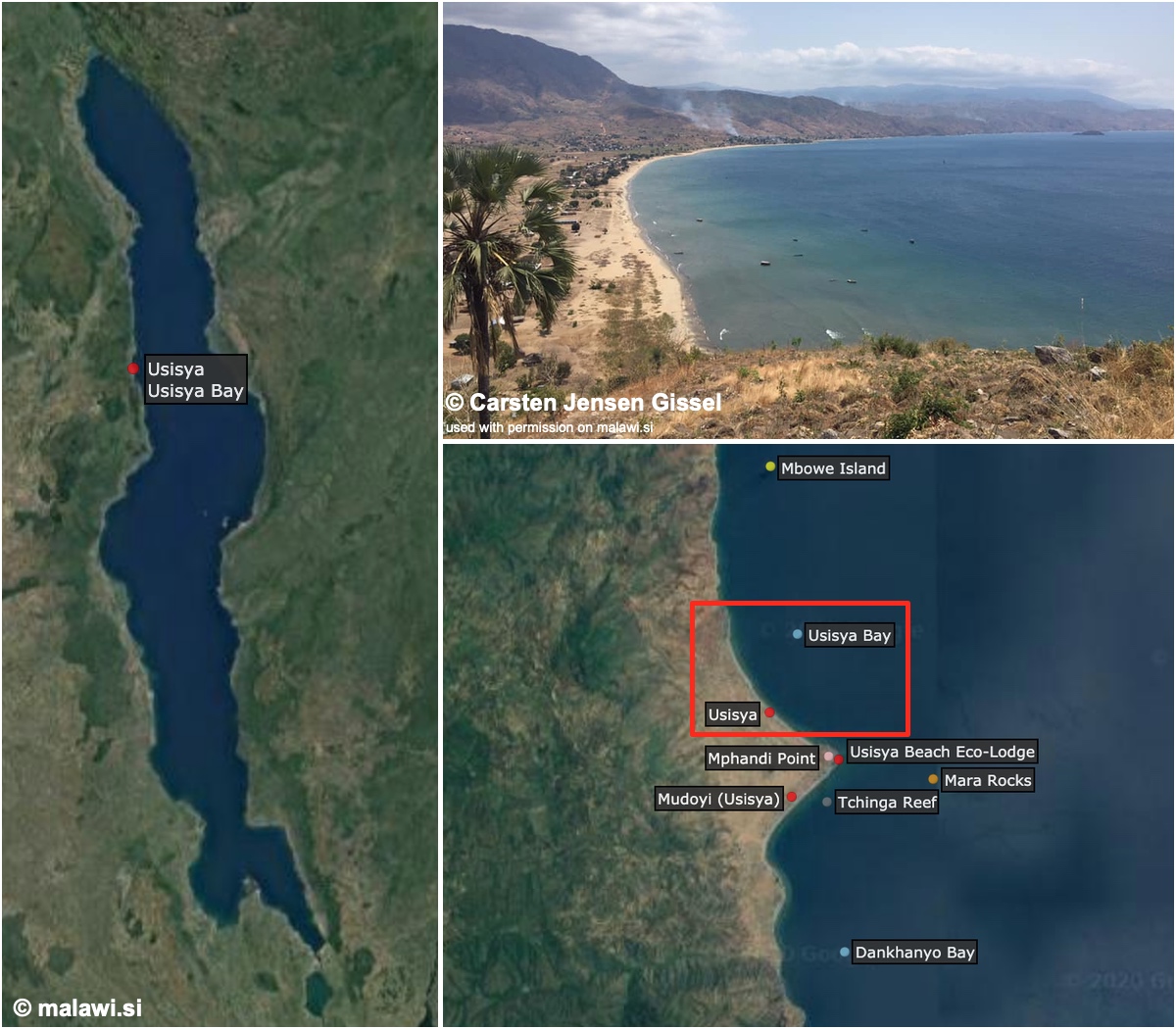 Usisya (Usisya Bay), Lake Malawi, Malawi