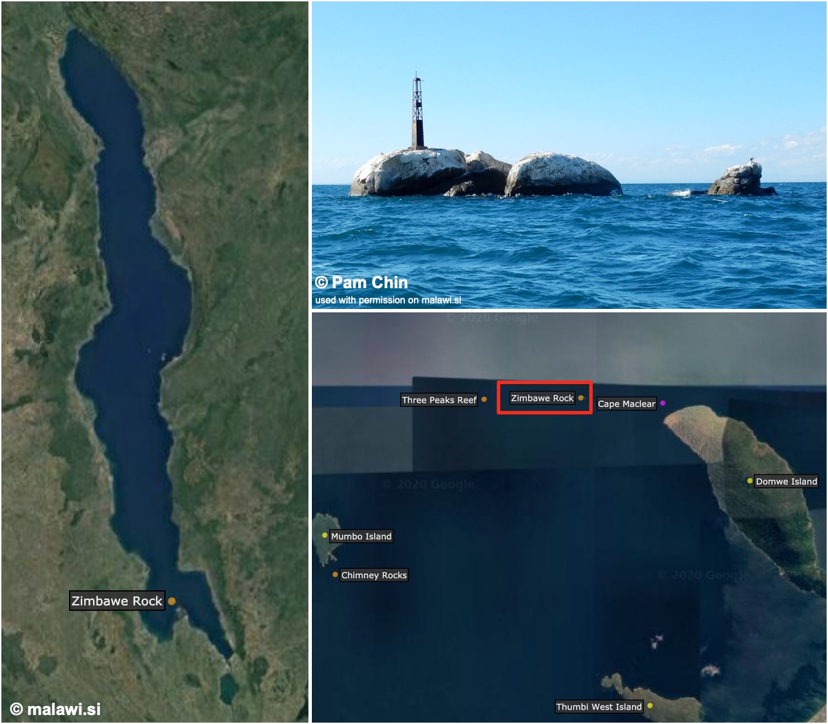 Zimbawe Rock, Lake Malawi, Malawi